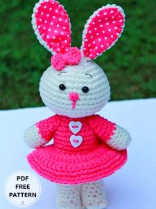 Crochet Cute Bunny PDF Amigurumi Free Pattern - 500+ PDF Passo a Passo ...