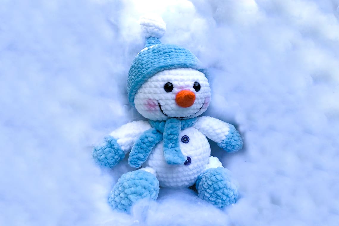 PDF Crochet Plush Snowman Amigurumi Free Pattern - 500+ PDF Passo a ...