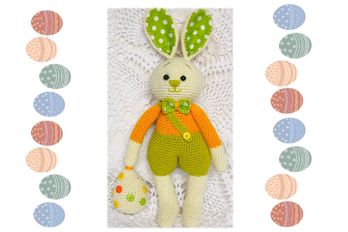 Spring Easter Crochet Bunny PDF Amigurumi Free Pattern - 500+ PDF Passo ...