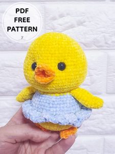 Crochet Duckie PDF Amigurumi Free Pattern - 500+ PDF Passo a Passo ...