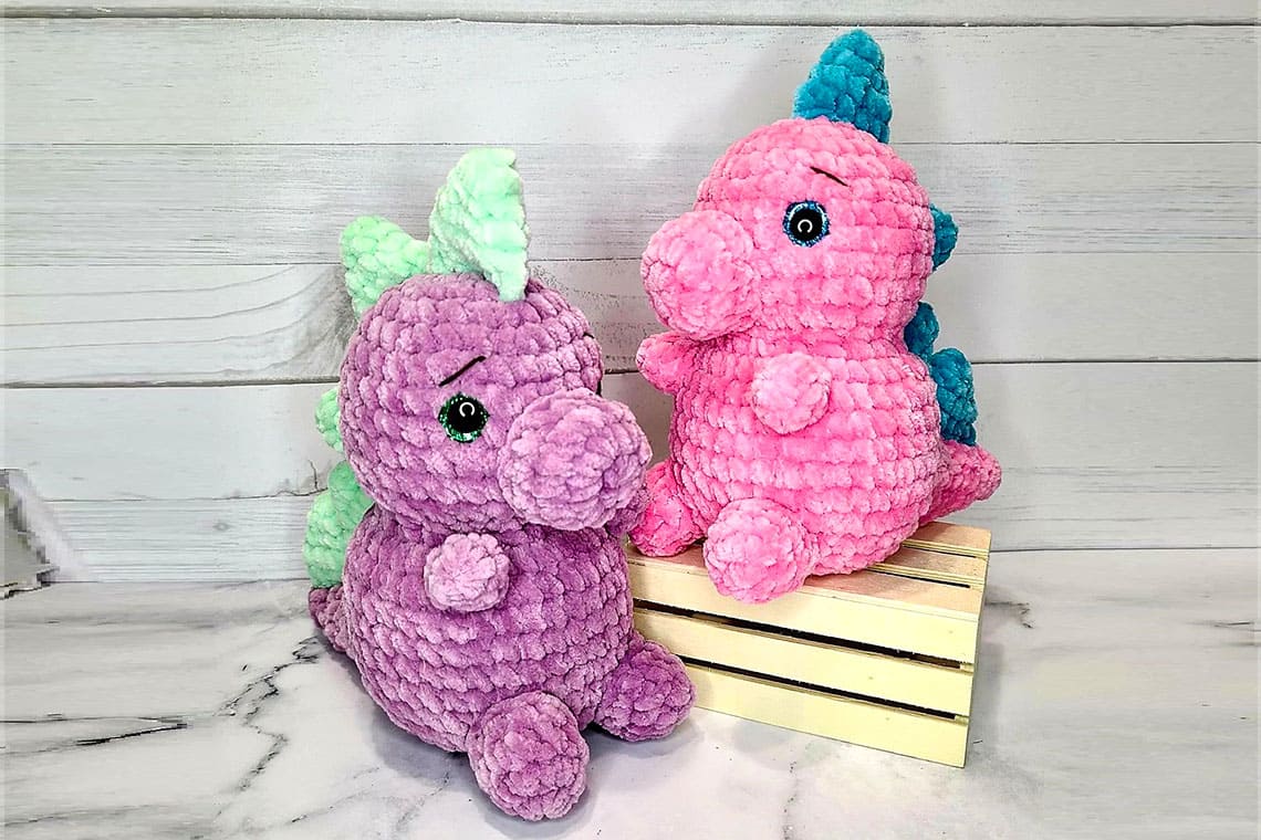 Easy Crochet Dinosaur Trex PDF Amigurumi Free Pattern - 500+ PDF Passo ...