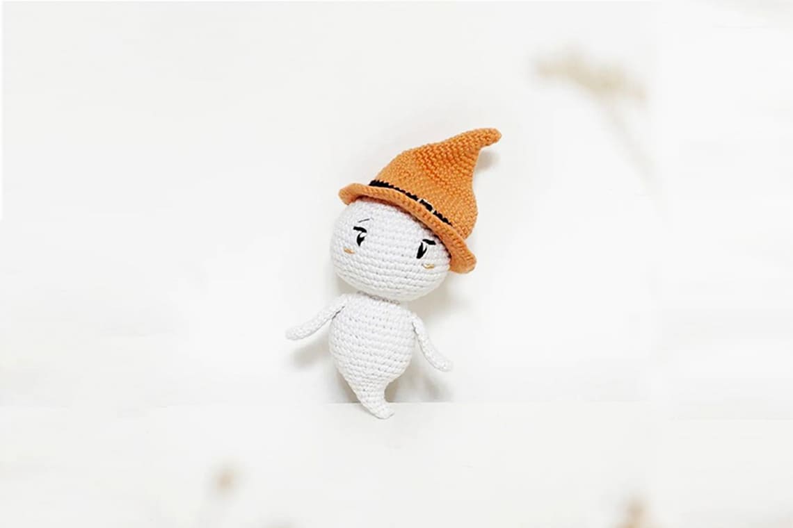 Crochet Ghost Amigurumi Free PDF Pattern - 500+ PDF Passo a Passo ...